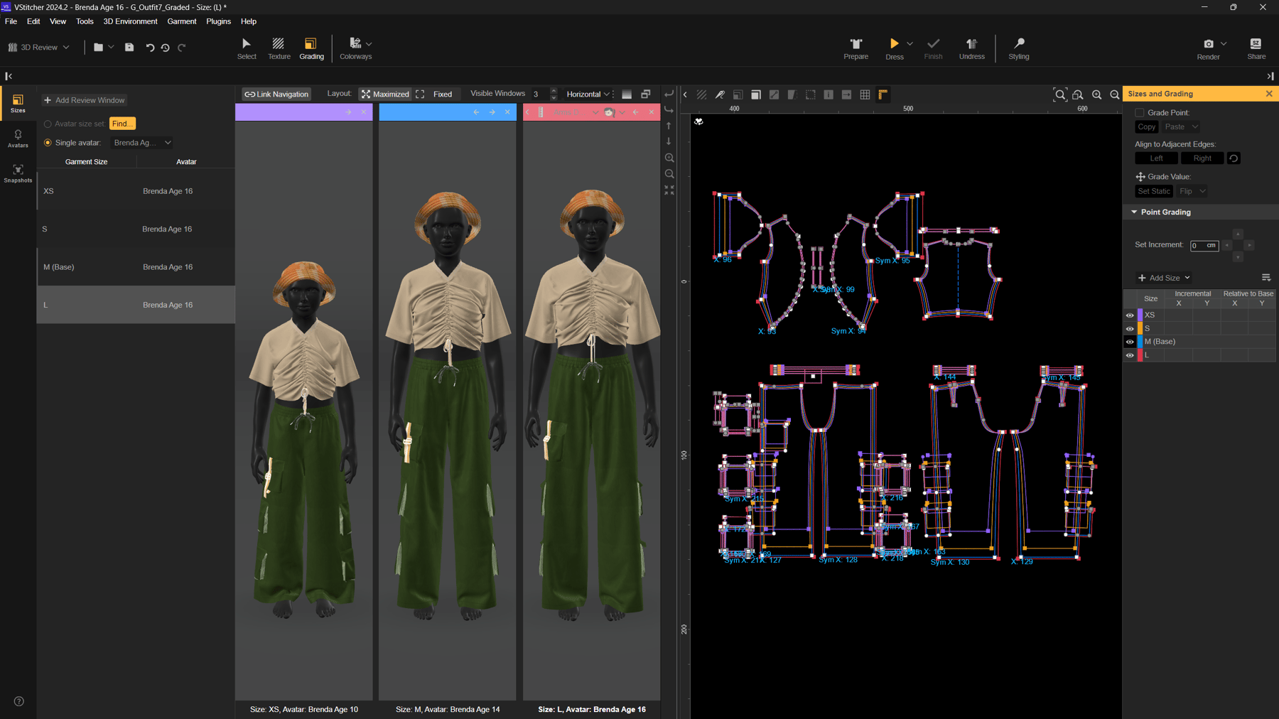 Mastering Pattern Grading and Size Scaling Digitally